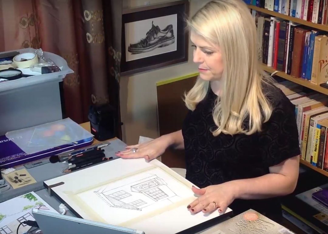 How to set up your Drawing Desk (this is how I set up my table)